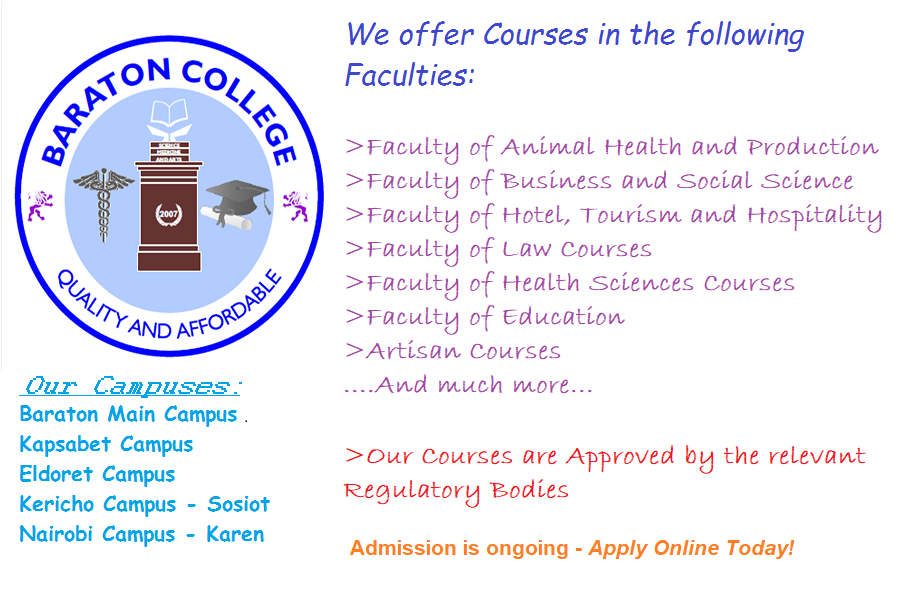 Baraton College - Where Affordable, Quality and Relevant Education is ...